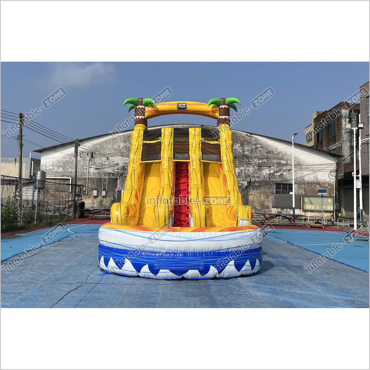 Tropical Wave Water Slide Party Jumper Rental Commercial Playground Eq