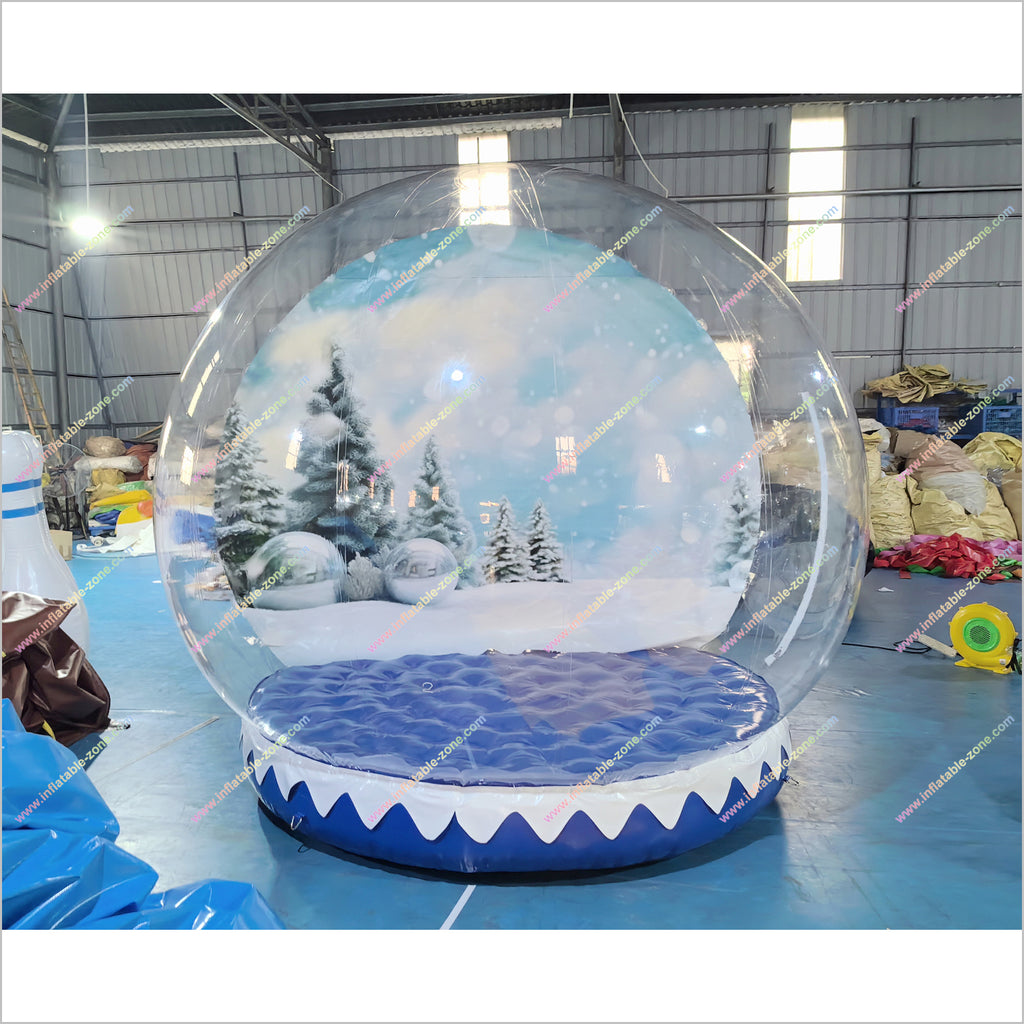Vintage Snow Globes Christmas Yard Decorations Frozen Snow Globe Trans