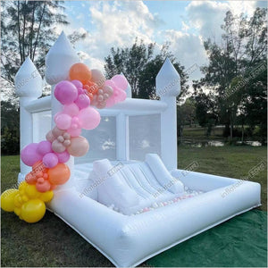 Inflatable Zone: White Bounce House, Inflatable Nightclub, Water Slide ...