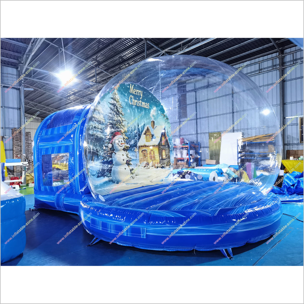 Winter Wonderland Inflatable Xmas Snow Globe Bubble Inflatable House W