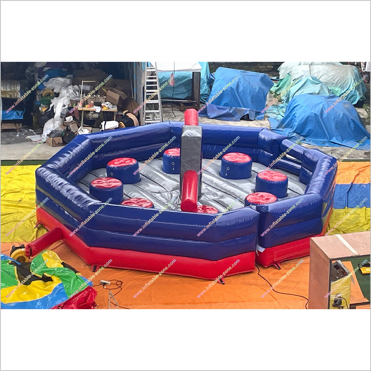 Wipeout Inflatable Game Mechanical Meltdown Sweeper Inflatable Wipeout