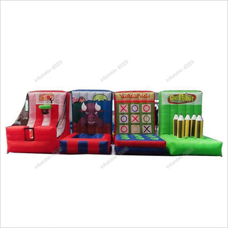 4 In 1 Inflatable Interactive Sports Game Family Carnival Game For Kid ...