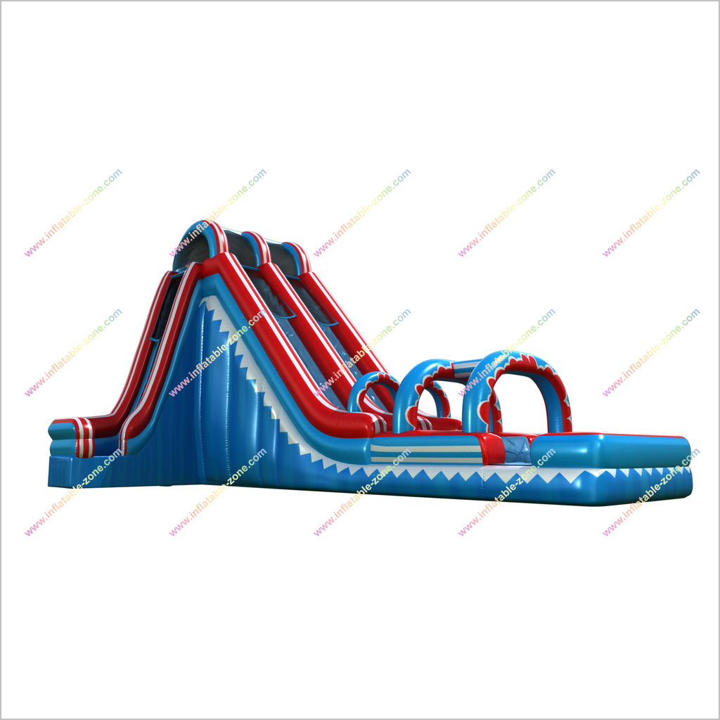 20 Foot New Inflatable Water Slide Blow Up Arch Double Water Slide Sum