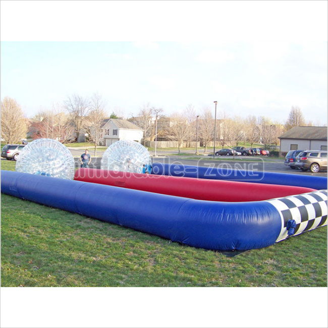 Inflatable Zorb Ball Track, Inflatable Race Track For Grass Zorb Ball