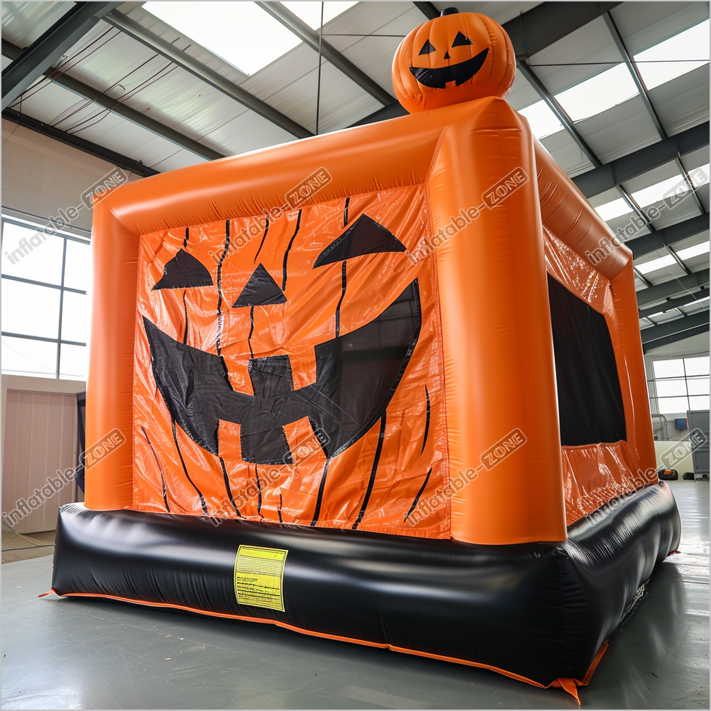 Square Inflatable Pumpkin Bounce House Commercial Inflatable Bouncers
