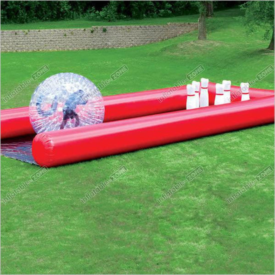 Inflatable Human Bowling Ball Game,1 Fun Zorb Ball 6 Blow Up Bowling B