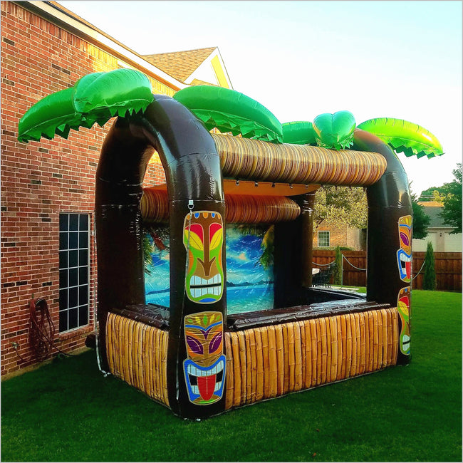Backyard Tiki Bar Tropical Theme Party Fun Portable Tiki Bar Inflatabl