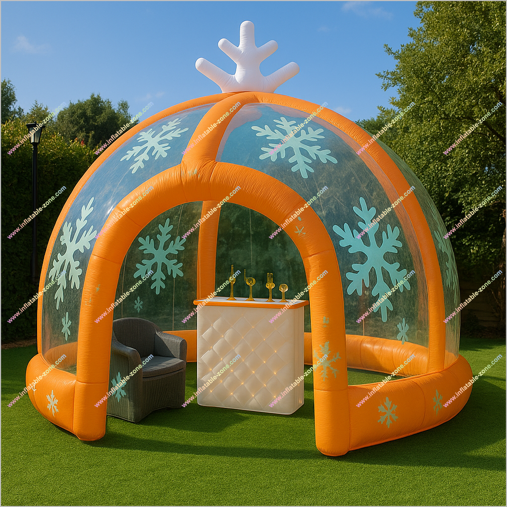 Inflatable Ice Igloo Outdoor Gathering Inflatable Igloo Ice Bar Inflat