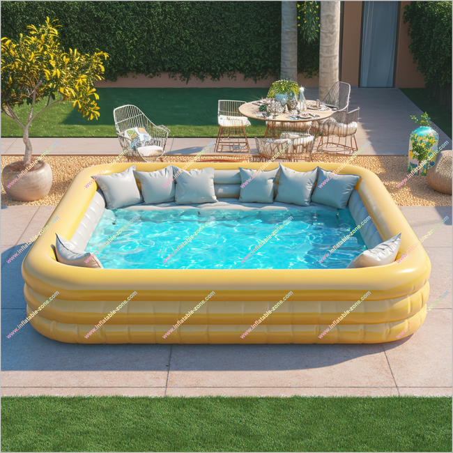 Backyard Party Idea Inflatable Sofa Pool Outdoor Water Play Near Me So