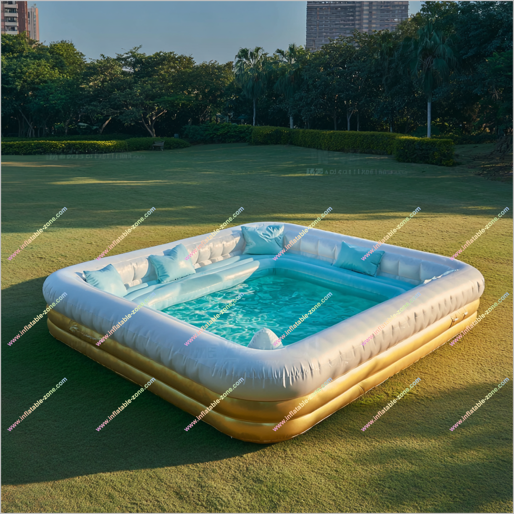 Family Entertainment Activities Inflatable Sofa Pools Outdoor Water Fu