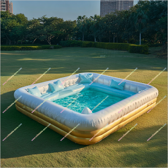Family Entertainment Activities Inflatable Sofa Pools Outdoor Water Fu
