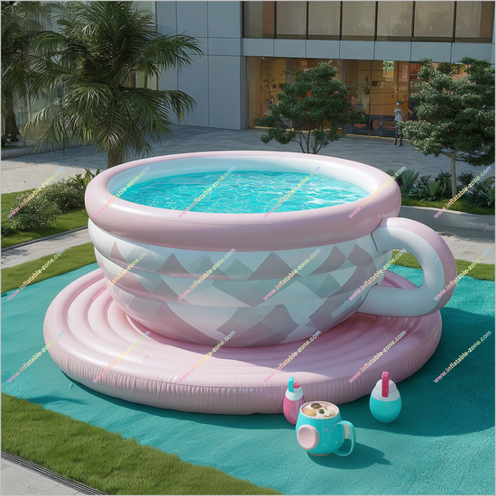 Backyard Pool Party Inflatable Teacup Pool Entertainment Sports Arena