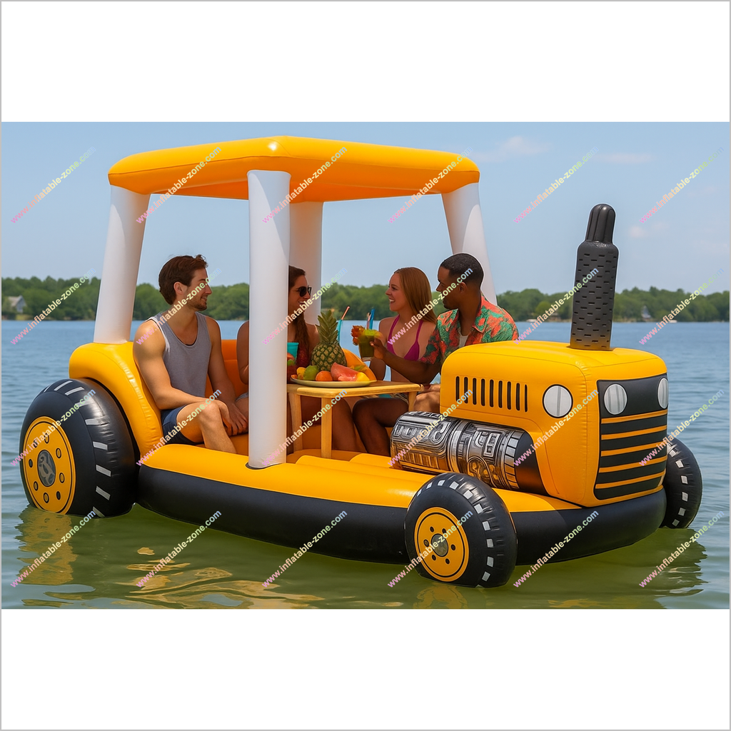 Floating Party Inflatable Tractor Float Fun Under The Sun Inflatable ...