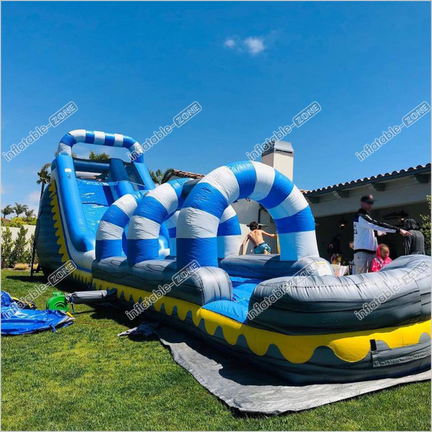 Water Slide Jump House Big Dash N Splash Inflatable Bouncy Blast Zone ...