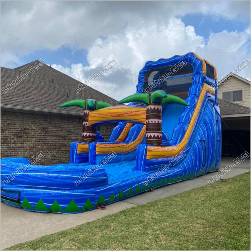 Water Slides Blow Up Play House Inflatable Party With Waterslide And P