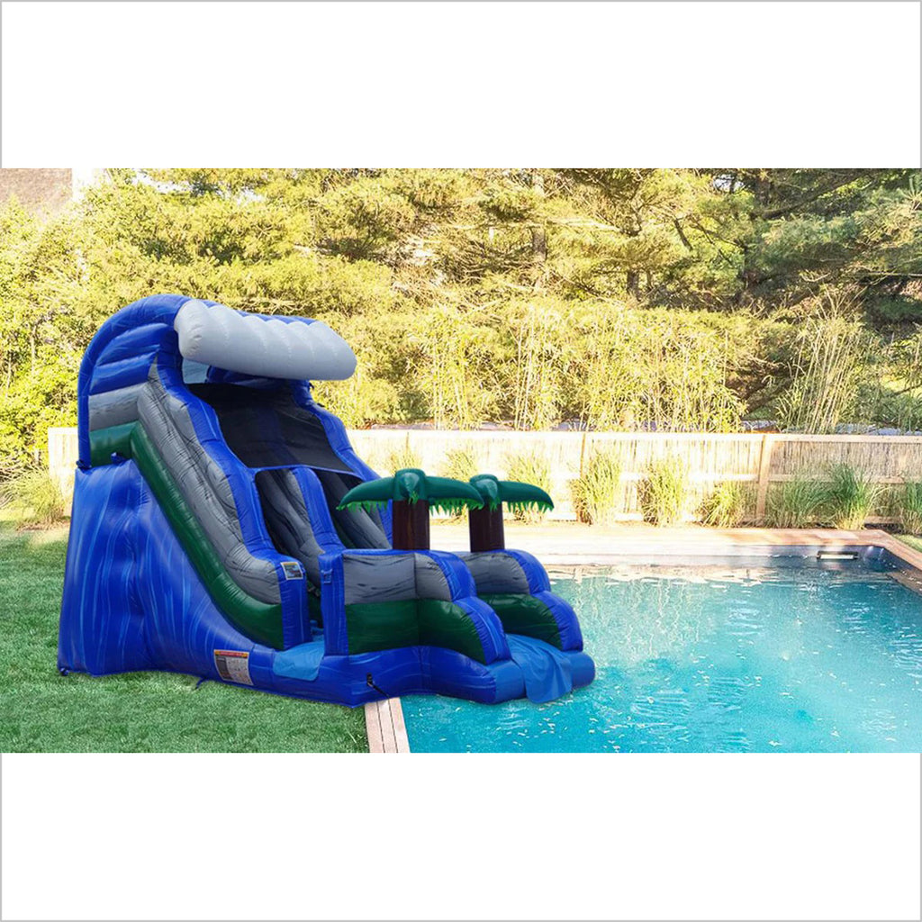 Summer Small Inflatable Water Slide Pool Party