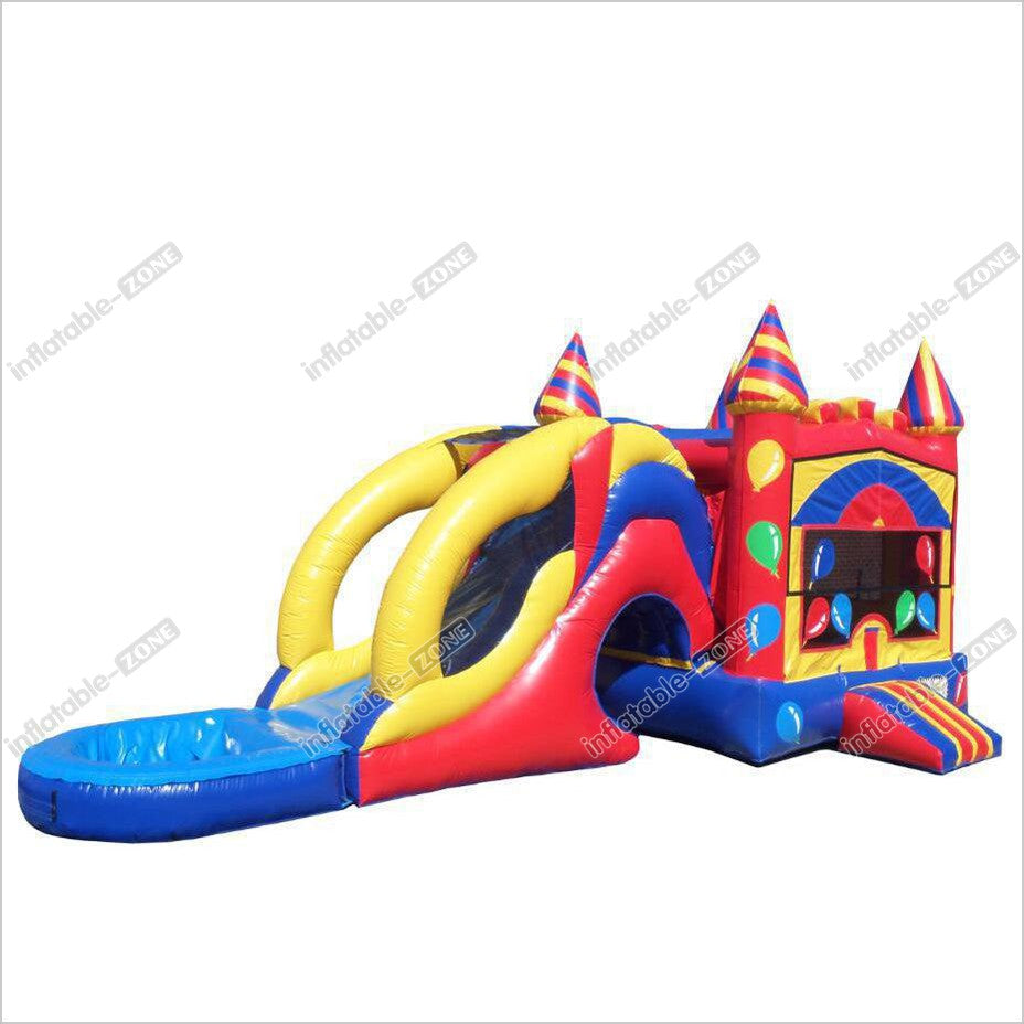 Commercial Jumping Castle Birthday Balloons Combo Bounce House Inflata