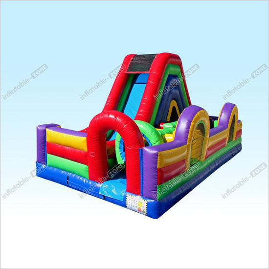 Water Assault Course Inflatable Lake Obstacle Bouncy Pursuit Jumping C