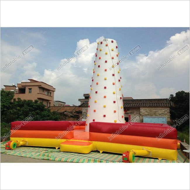 Children Inflatable Climbing Mountain White Inflatable Rock Climbing W