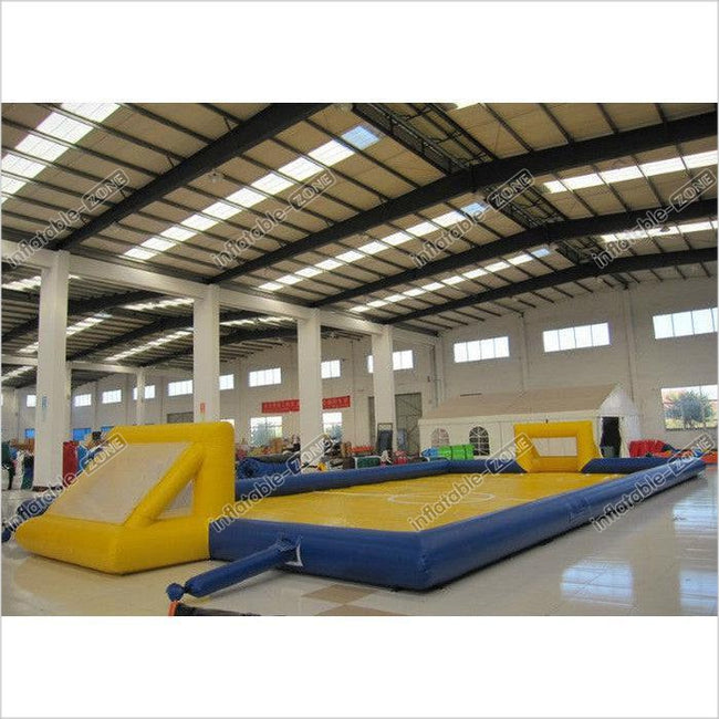 Amusment Park Inflatable Soccer Playground Bright Colour Giant Inflata