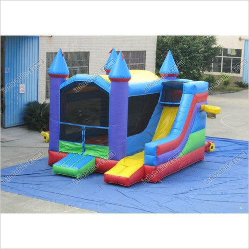 Simple Inflatable Bouncer House With Slide Classic Inflatable Castle C