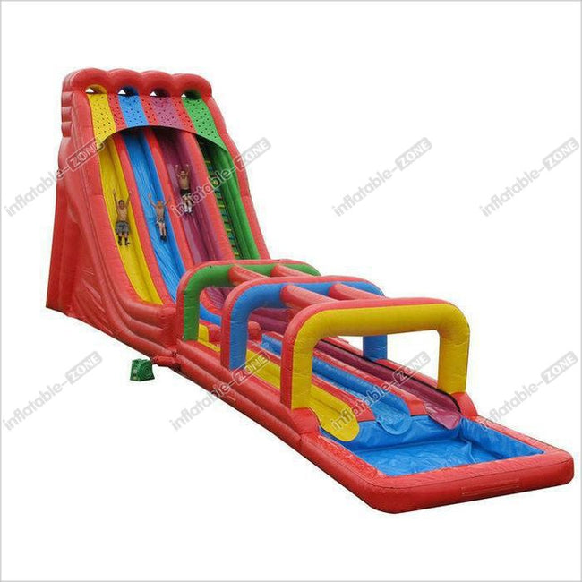 Inflatable Slide Obstacle Course Jumping Castle Water Slide , Kids Bou