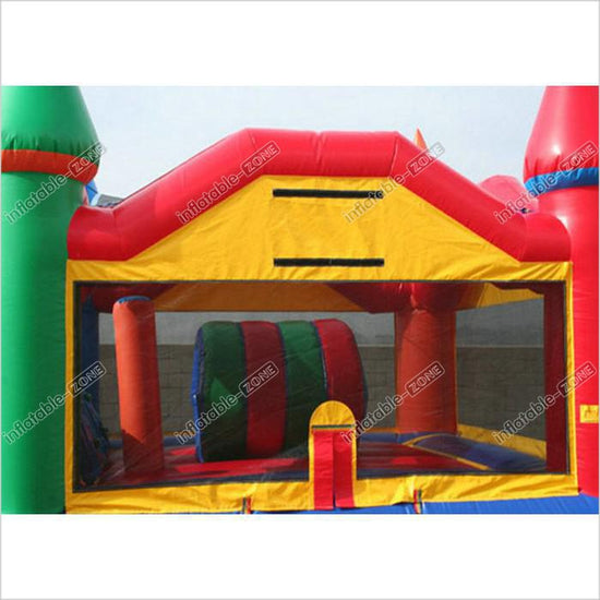 Party City Inflatable Bouncer Combo , Inflatable Bounce House Dual Cas