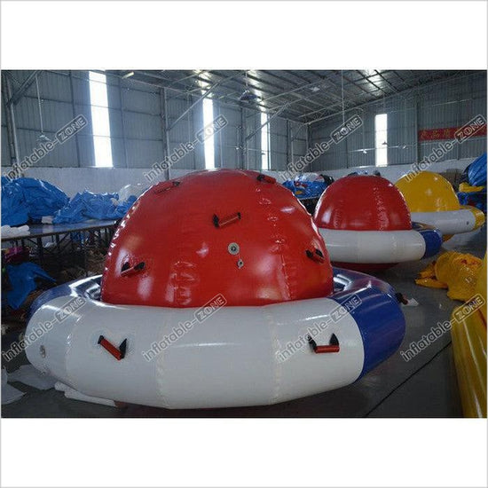 Attractive Blue Inflatable Water Game Spinner Rocker En71 Ce