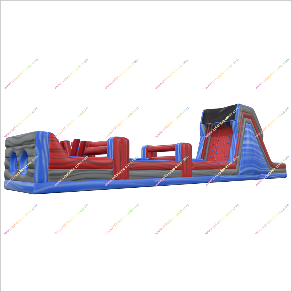 Inflatable Challenge Course Radical Run Inflatable Obstacle Course Bou