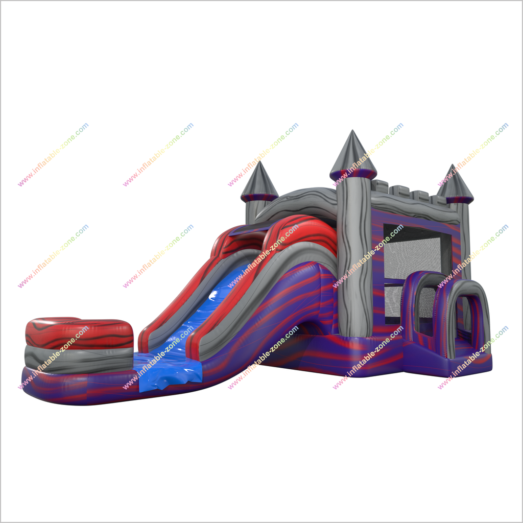 Combo Water Slide Bounce House Outside Jump Birthday Party Inflatable ...