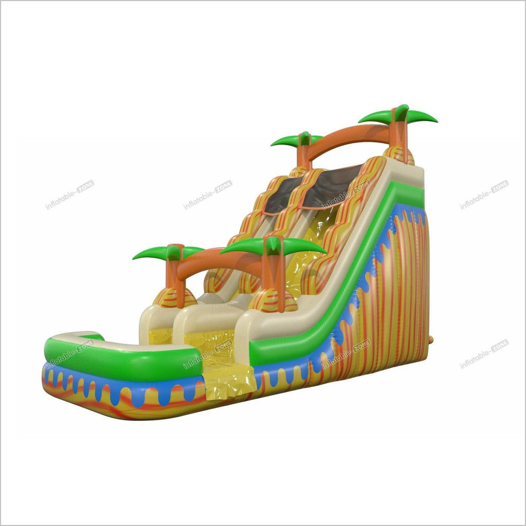 Inflatable Water Slide Rental Giant Blow Up Slide Sunny Fun Water Slid ...