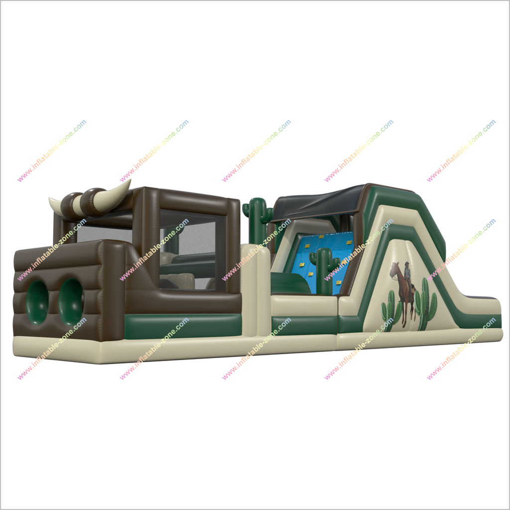 Inflatable Obstacle Course Rental Party Time Assault Course Game Chall