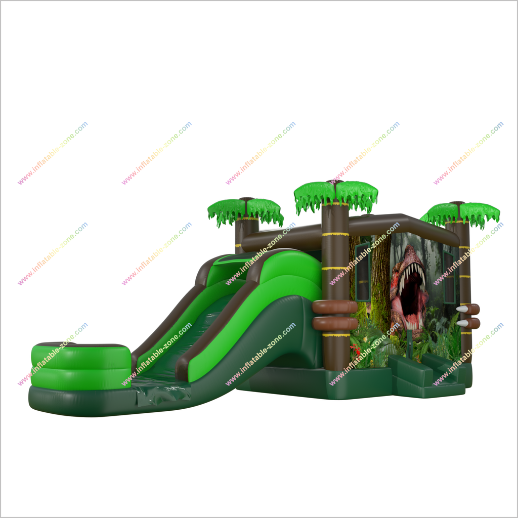 Bounce Combo Jumping House With Water Slide Inflatable Water Play Cent