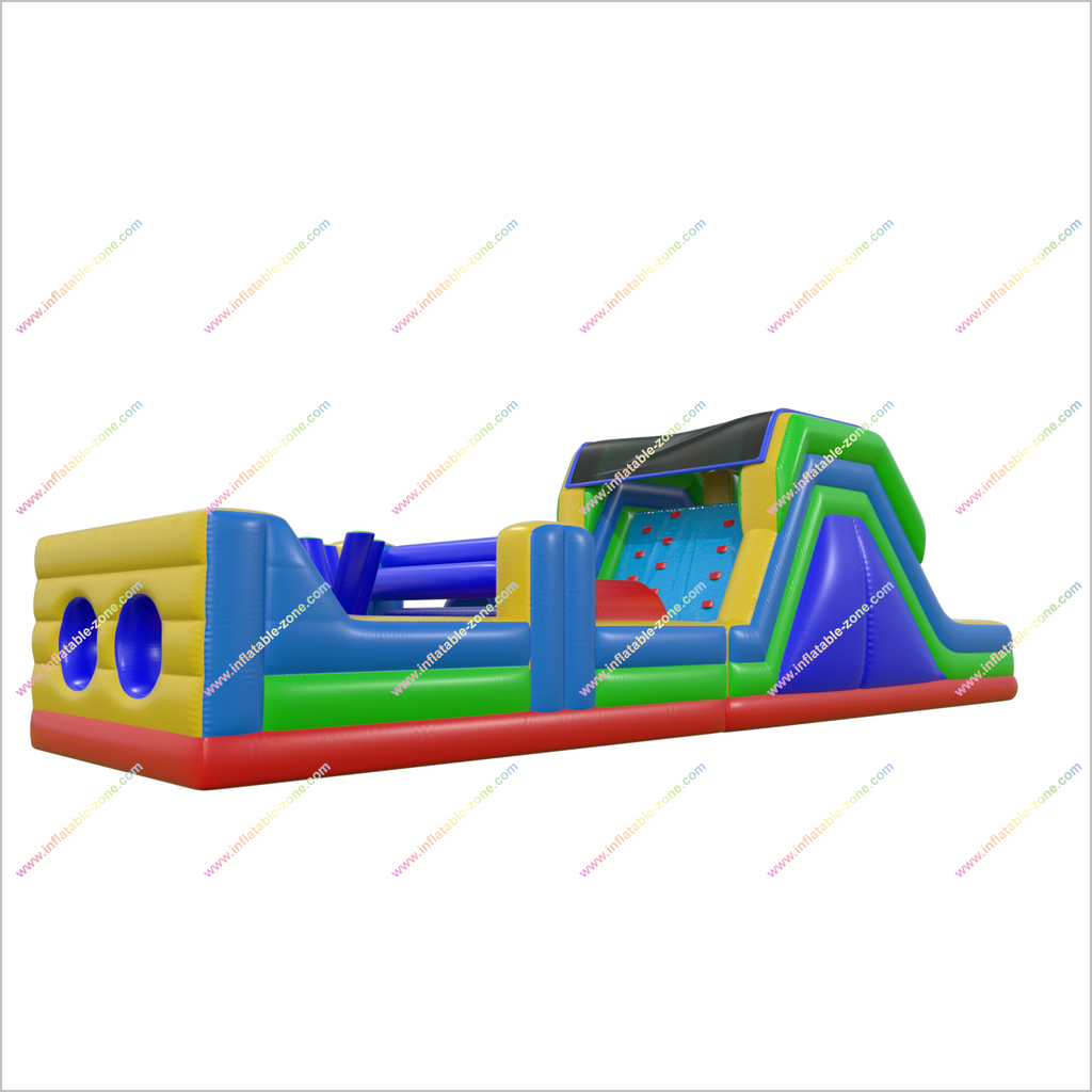 Large Obstacle Course Camp Inflatable Obstacle Race Sports Game With I