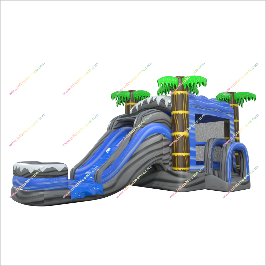 Tropical Bouncy Castle Party Inflatable Rentals Near Me Bounce House W