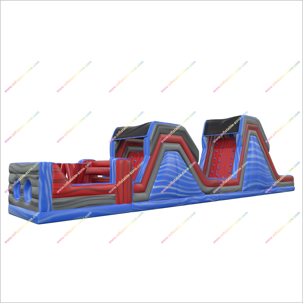 Blue Rush Lava Obstacle Course Birthday Party Commercial Jumping ...