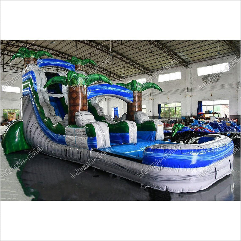Water Slide Inflatable Slides Jumper Near Me Bounce House Large Pool N